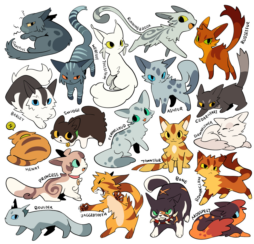 Safebooru - absurdres animal focus aqua eyes ashfur barley (warrior ...