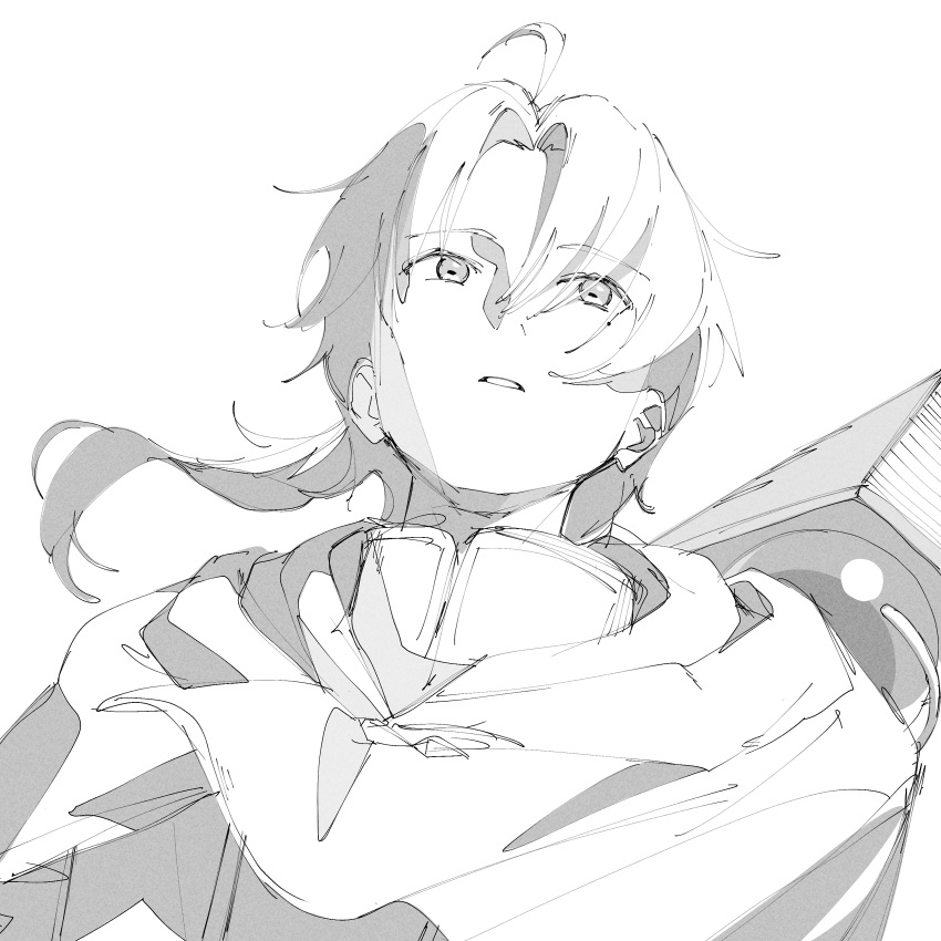 Safebooru - 1boy absurdres ahoge commentary request curtained hair ...