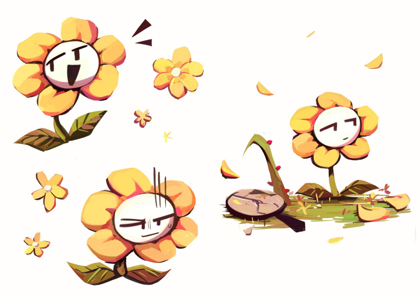 Safebooru - :d closed mouth commentary english commentary flower flower ...