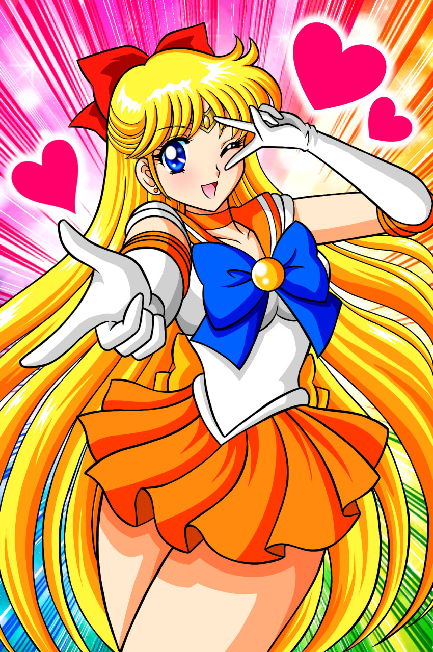 Safebooru - 1girl aino minako bishoujo senshi sailor moon blonde hair blue eyes clothed kiyopy56 ...