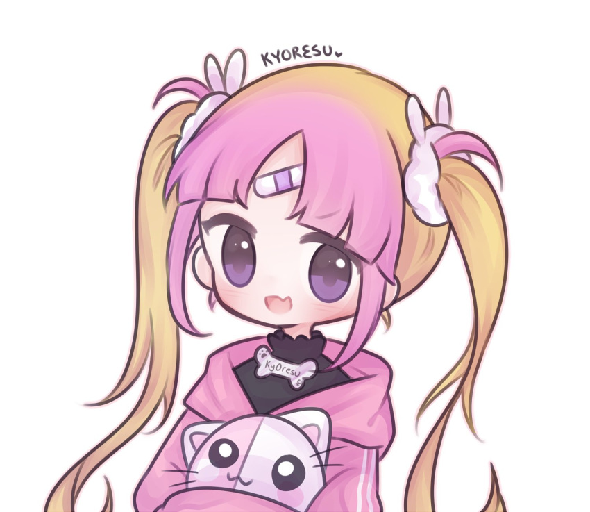 Safebooru - 1girl :3 :d bandaid bandaid on face bandaid on forehead ...