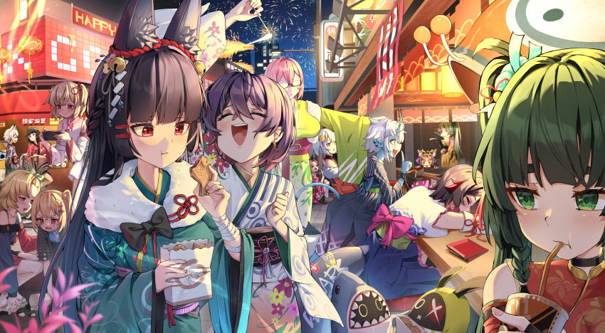 Safebooru - 1boy 2025 6+girls absurdres amillion (zenless zone zero) anby demara animal ear ...