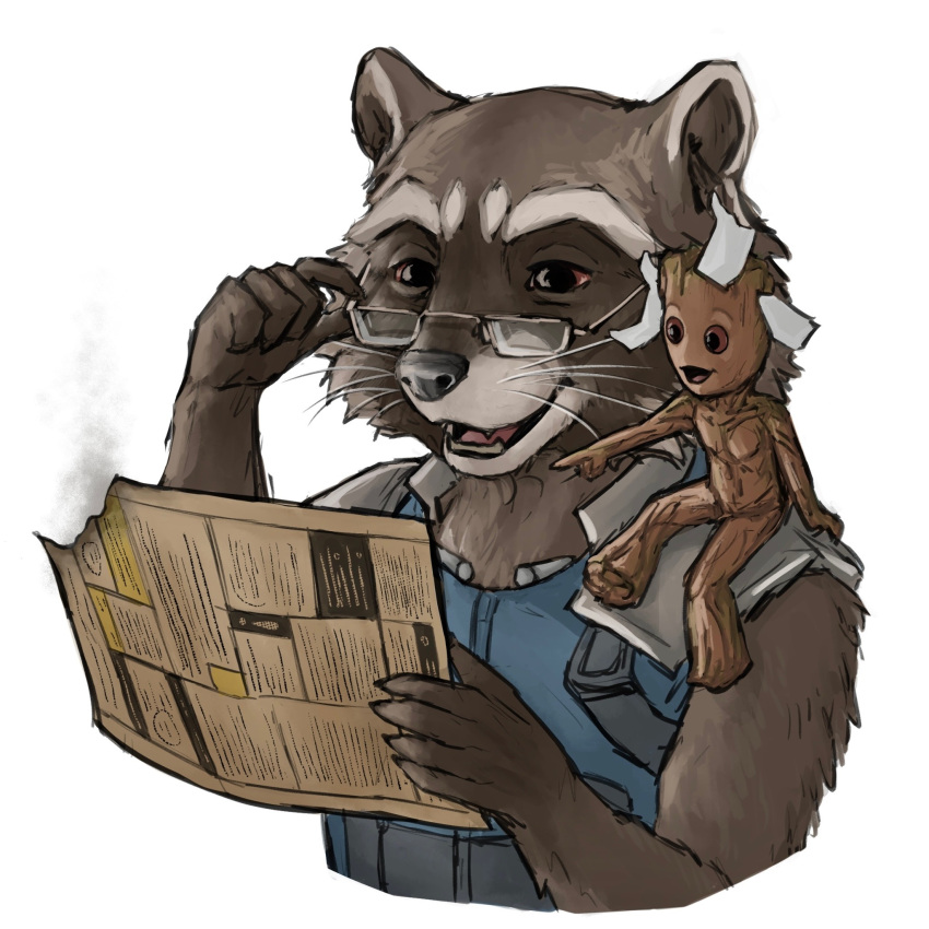 Safebooru - 2boys animal ears english commentary fangs furry furry male ...