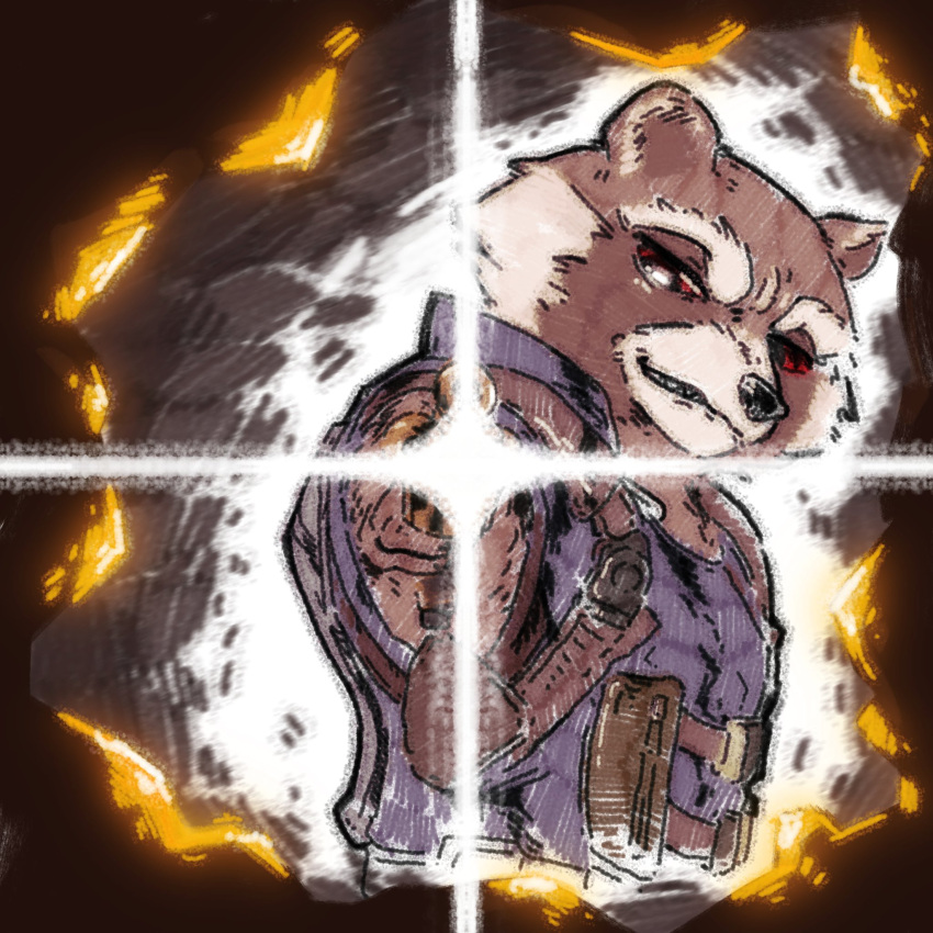 Safebooru - 1boy aiming chinese commentary commentary request furry ...