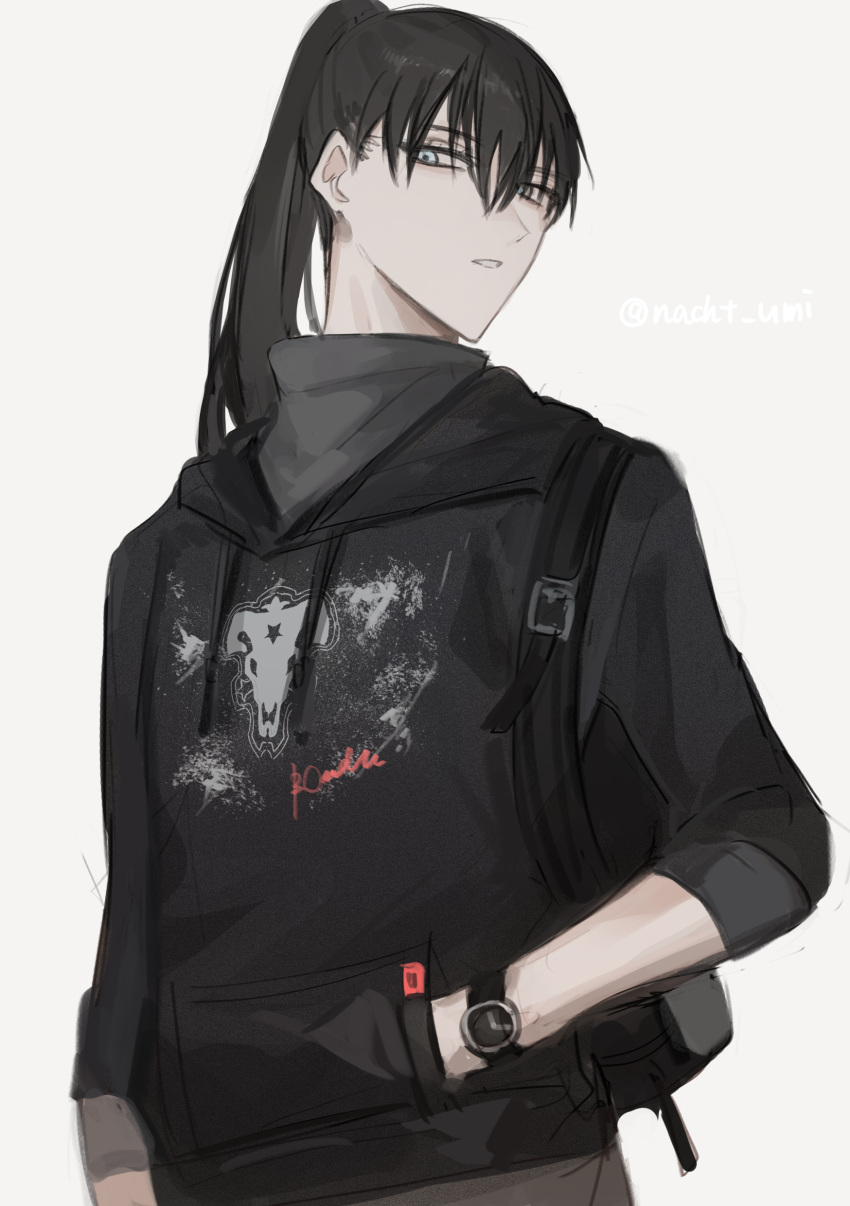 Safebooru - 1boy absurdres alternate costume black bulls (emblem) black clover black hair black ...