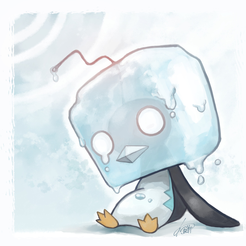 Safebooru - arm support border closed mouth commentary request eiscue ...