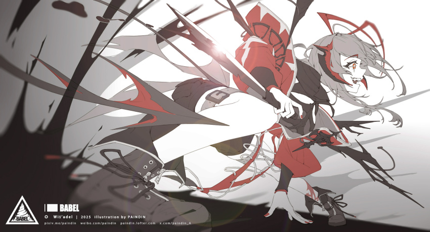 Safebooru - 1girl antenna hair antennae arknights artist name babel ...