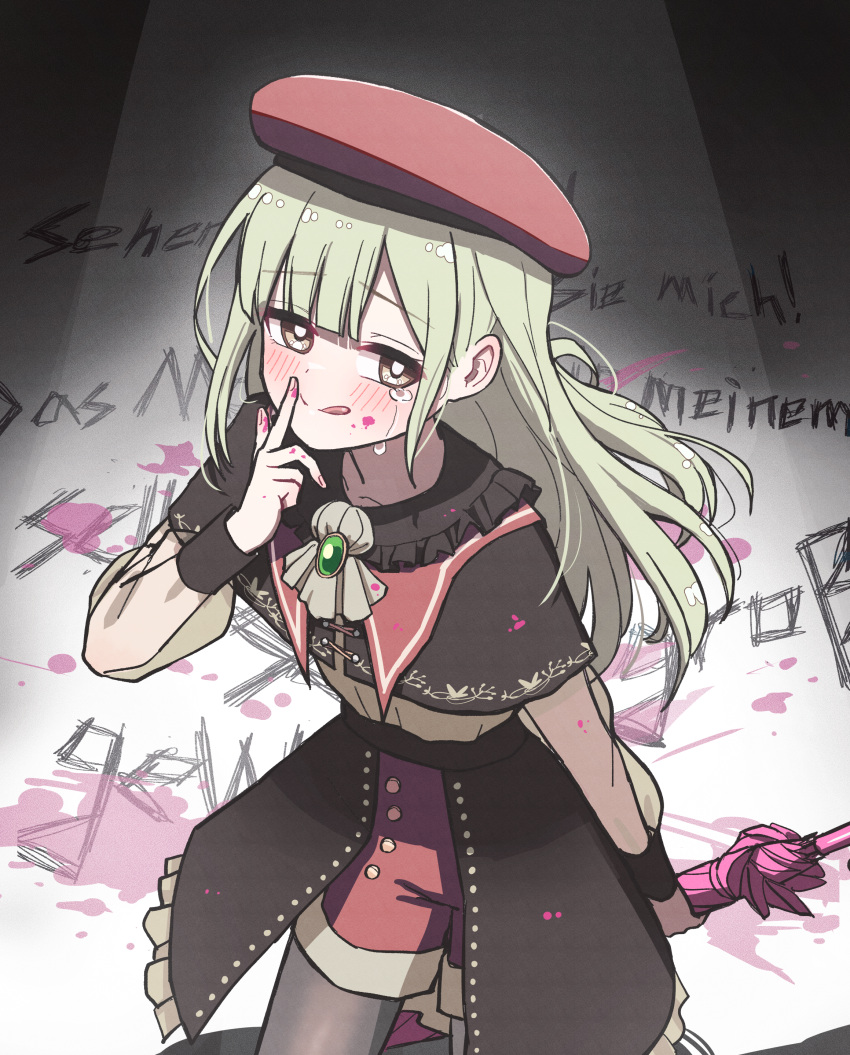 Safebooru - 1girl absurdres ascot bang dream! bang dream! it's mygo!!!!! beret black capelet ...