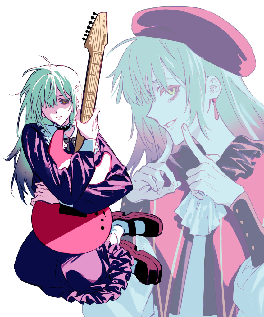 Safebooru - 1girl absurdres ascot bags under eyes bang dream! bang dream! it's mygo!!!!! beret ...