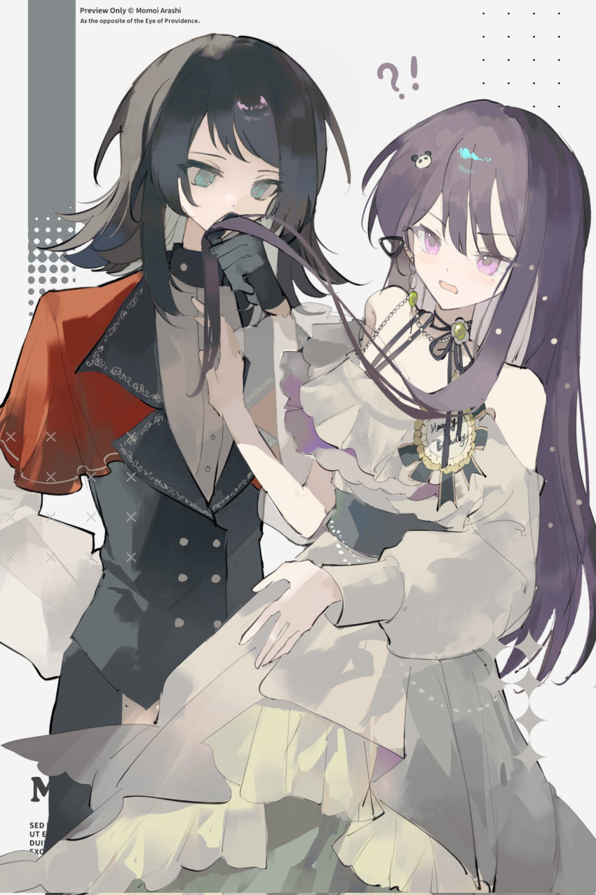 Safebooru - 2girls artist request bang dream! bang dream! it's mygo!!!!! black gloves black hair ...