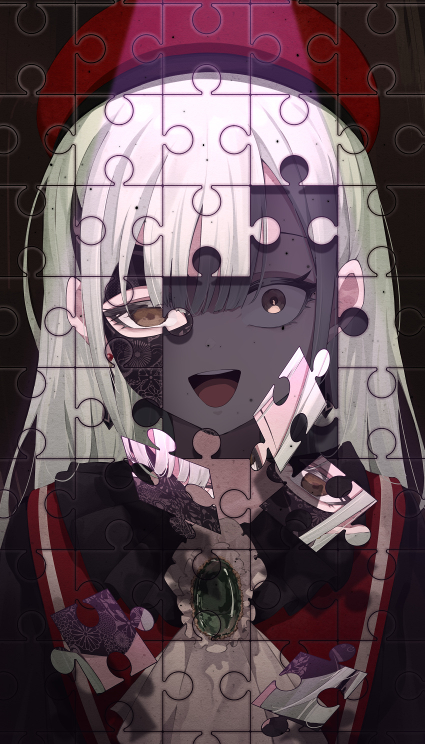 Safebooru - 1girl :d absurdres ascot bang dream! bang dream! it's mygo!!!!! beret black mask ...