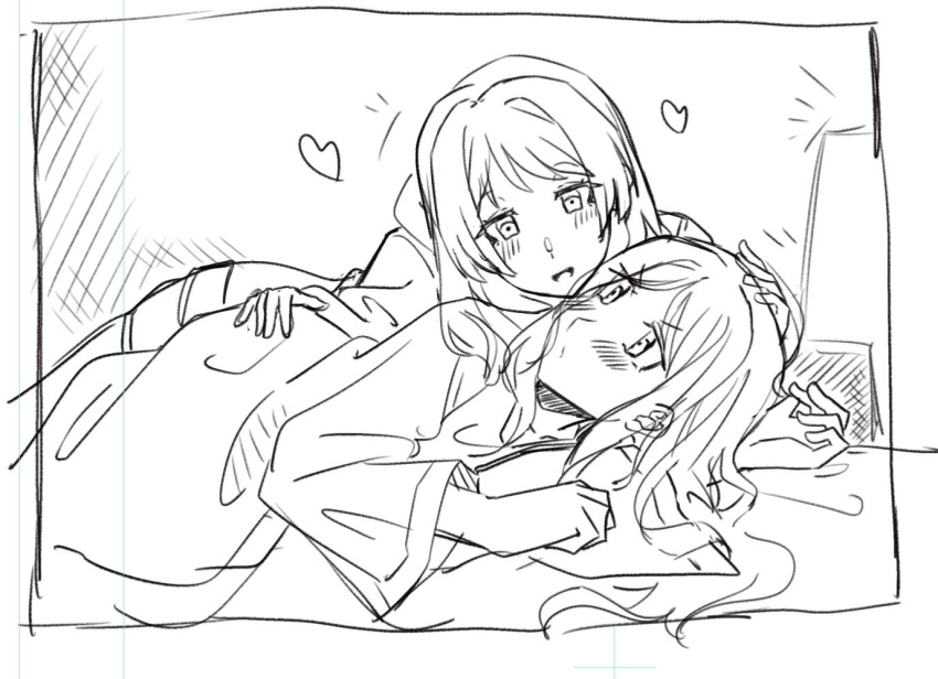 Safebooru 2girls Bang Dream Bang Dream Its Mygo Blush Chihaya 7384