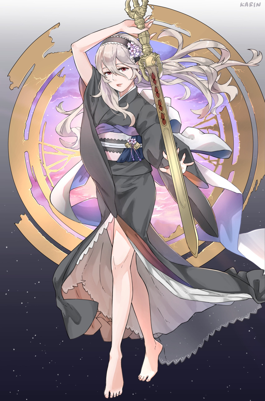 Safebooru - 1girl absurdres alternate costume artist name barefoot ...