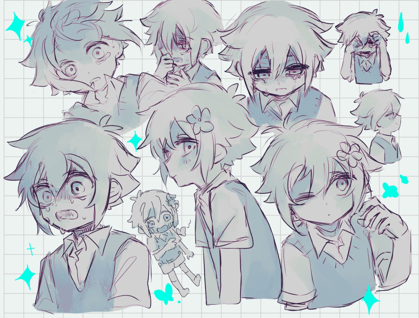 Safebooru - 1boy antenna hair basil (faraway) (omori) basil (omori ...