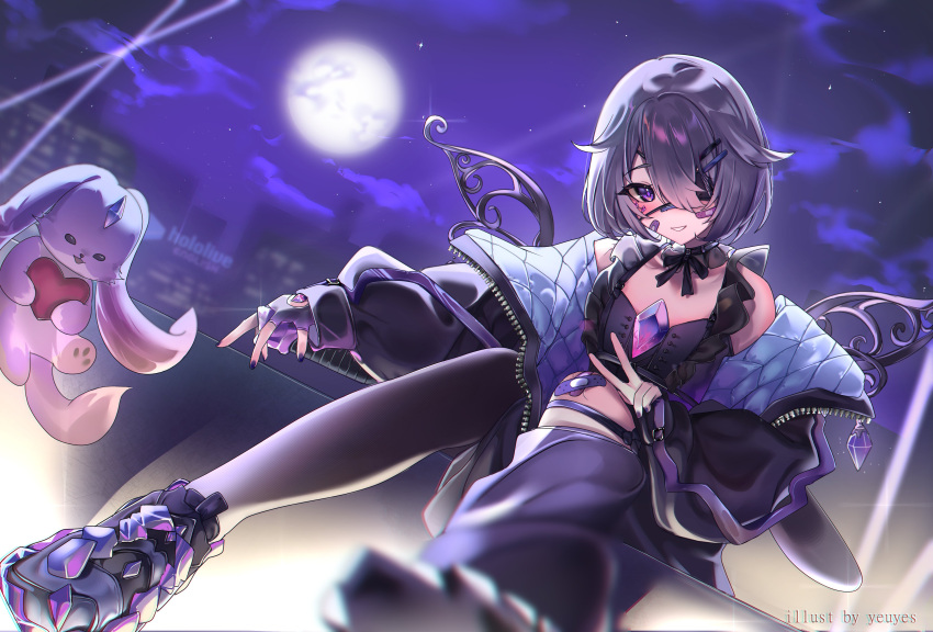 Safebooru - 1girl absurdres bandaid bandaid on face bandaid on knee bandaid on leg bandaid on ...