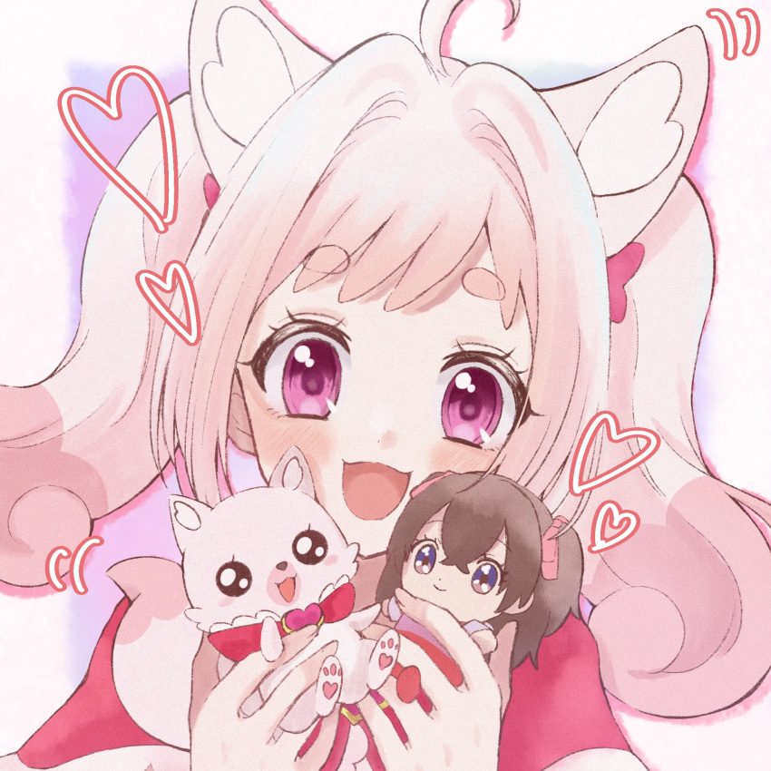 Safebooru - 1girl ahoge animal ears blush capelet character doll ...