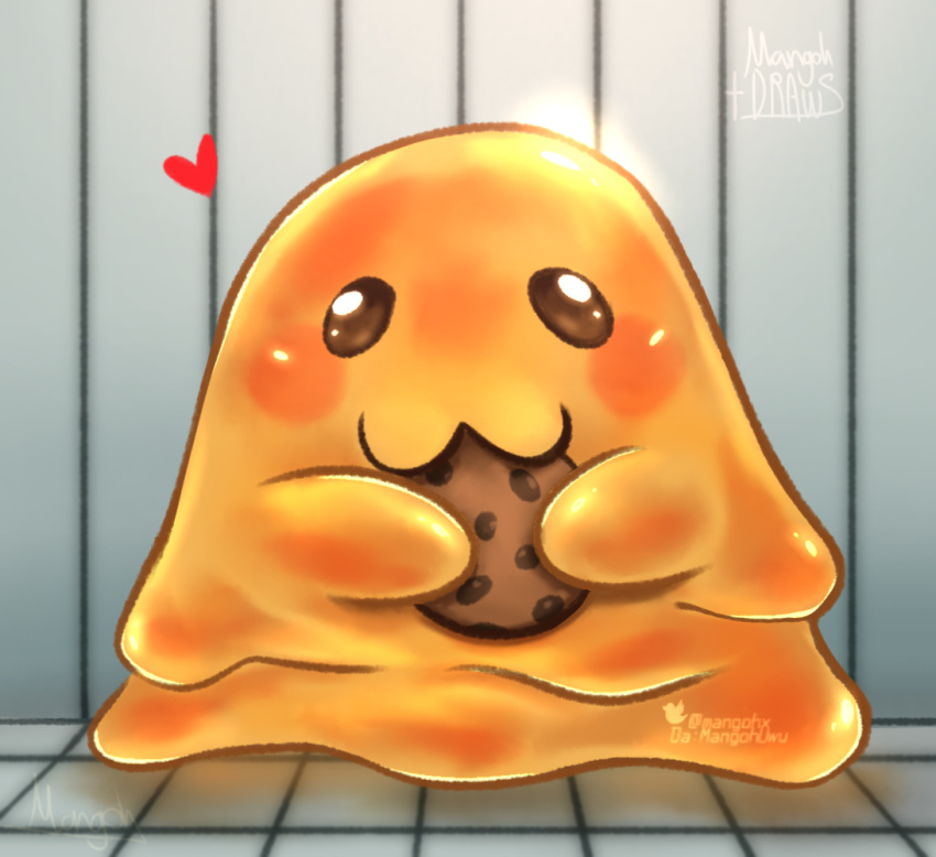 Safebooru - artist name cookie cute eating mangohuwu monster no humans ...