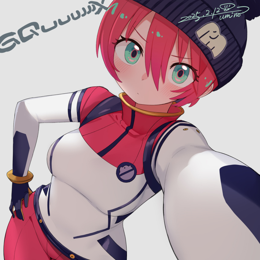 Safebooru 1girl Amate Yuzuriha Aqua Eyes Blush Bodysuit Breasts 9494