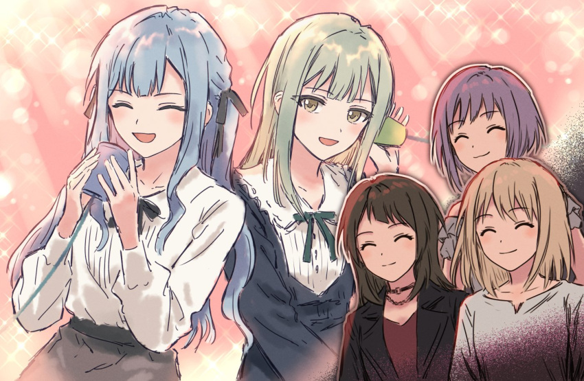 Safebooru - 5girls ^ ^ ave mujica (bang dream!) bang dream! bang dream! it's mygo!!!!! black ...