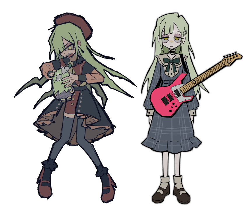 Safebooru - 2girls bang dream! bang dream! it's mygo!!!!! beret black choker black dress black ...