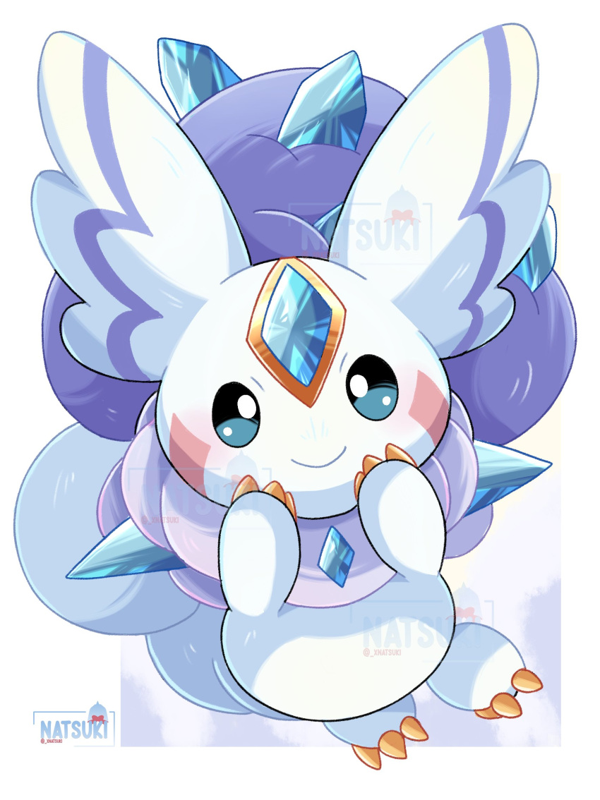 Safebooru - blue eyes body fur digimon digimon (creature) forehead ...