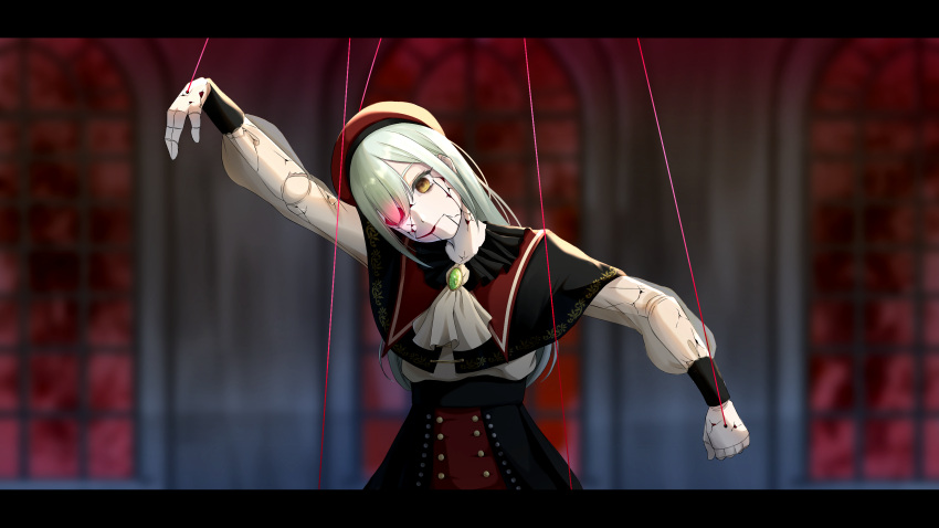 Safebooru - 1girl absurdres ascot bang dream! bang dream! it's mygo!!!!! beret black capelet ...