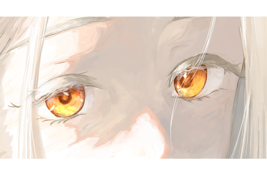 Safebooru - 1girl absurdres blonde hair close-up colored eyelashes commentary eye focus gakuen ...