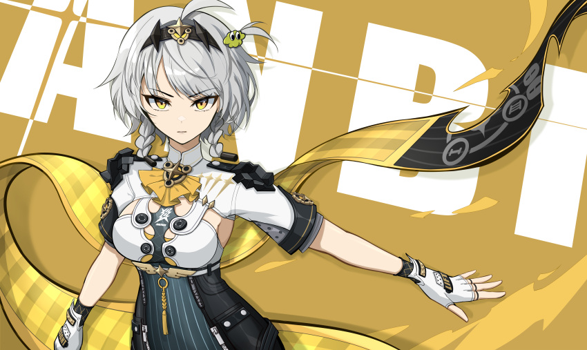 Safebooru - 1girl absurdres anby demara anby demara (silver soldier) black dress black hairband ...