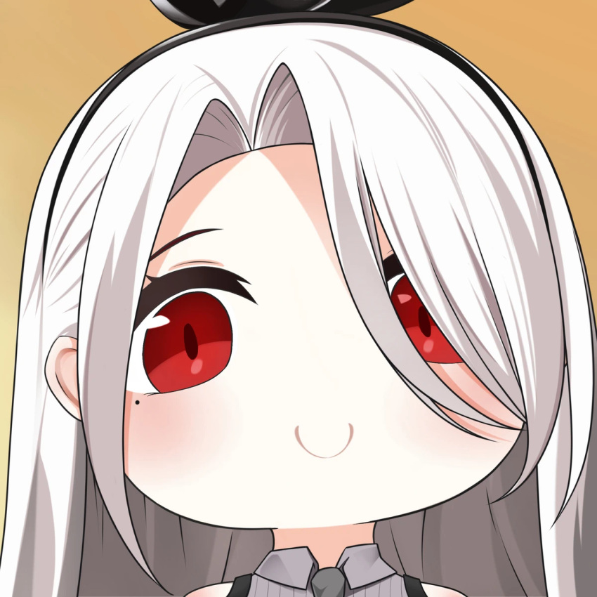 Safebooru - 1girl :) azur lane long hair prinz heinrich (azur lane) quancy red eyes smile | 5636138