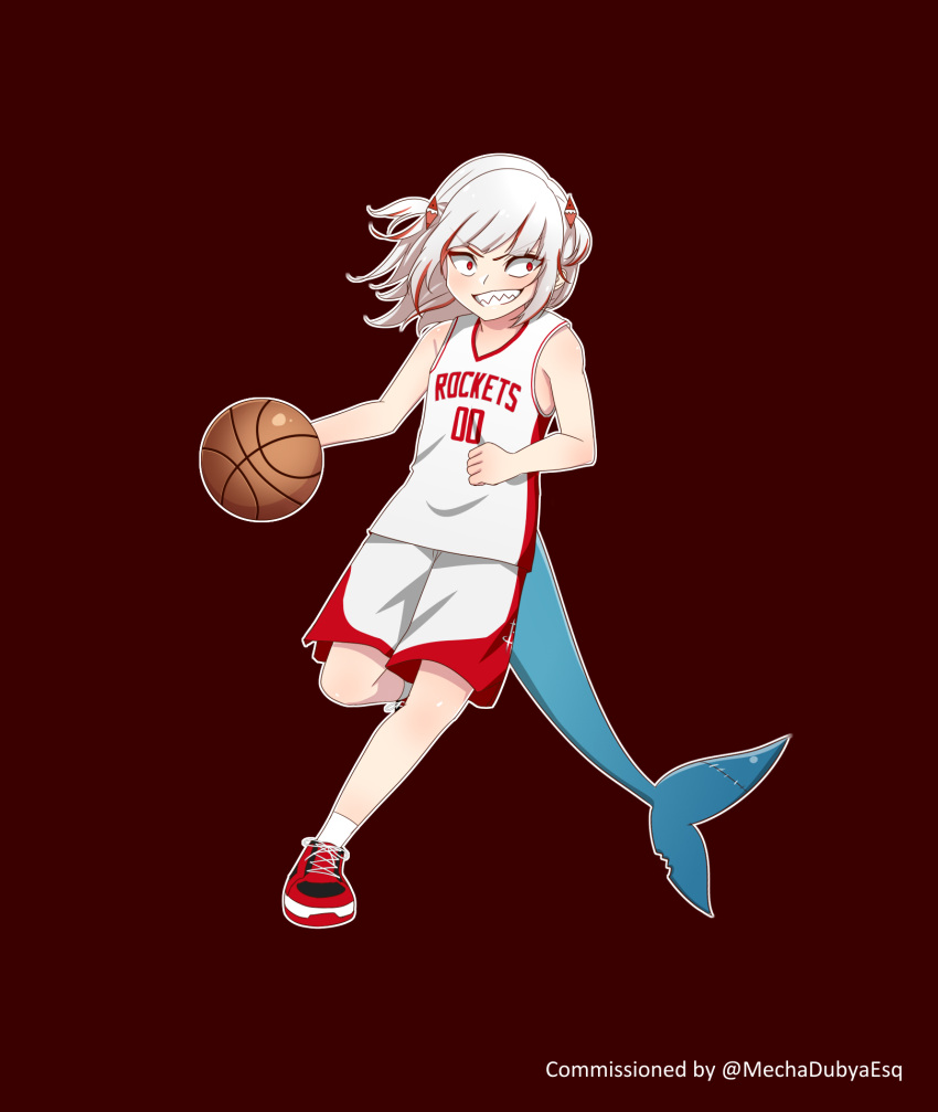 Safebooru - 1girl ball basketball (object) basketball jersey basketball ...