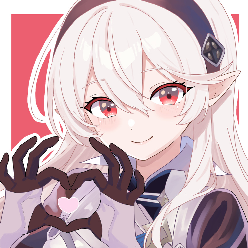 Safebooru - 1girl absurdres armor black hairband blush corrin (female ...