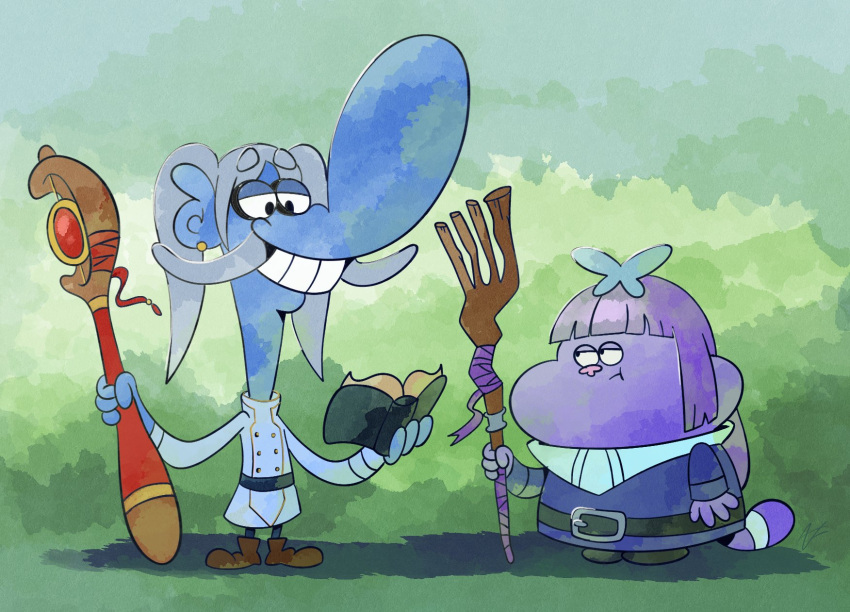 Safebooru - belt big nose black belt black shoes book brown shoes ...