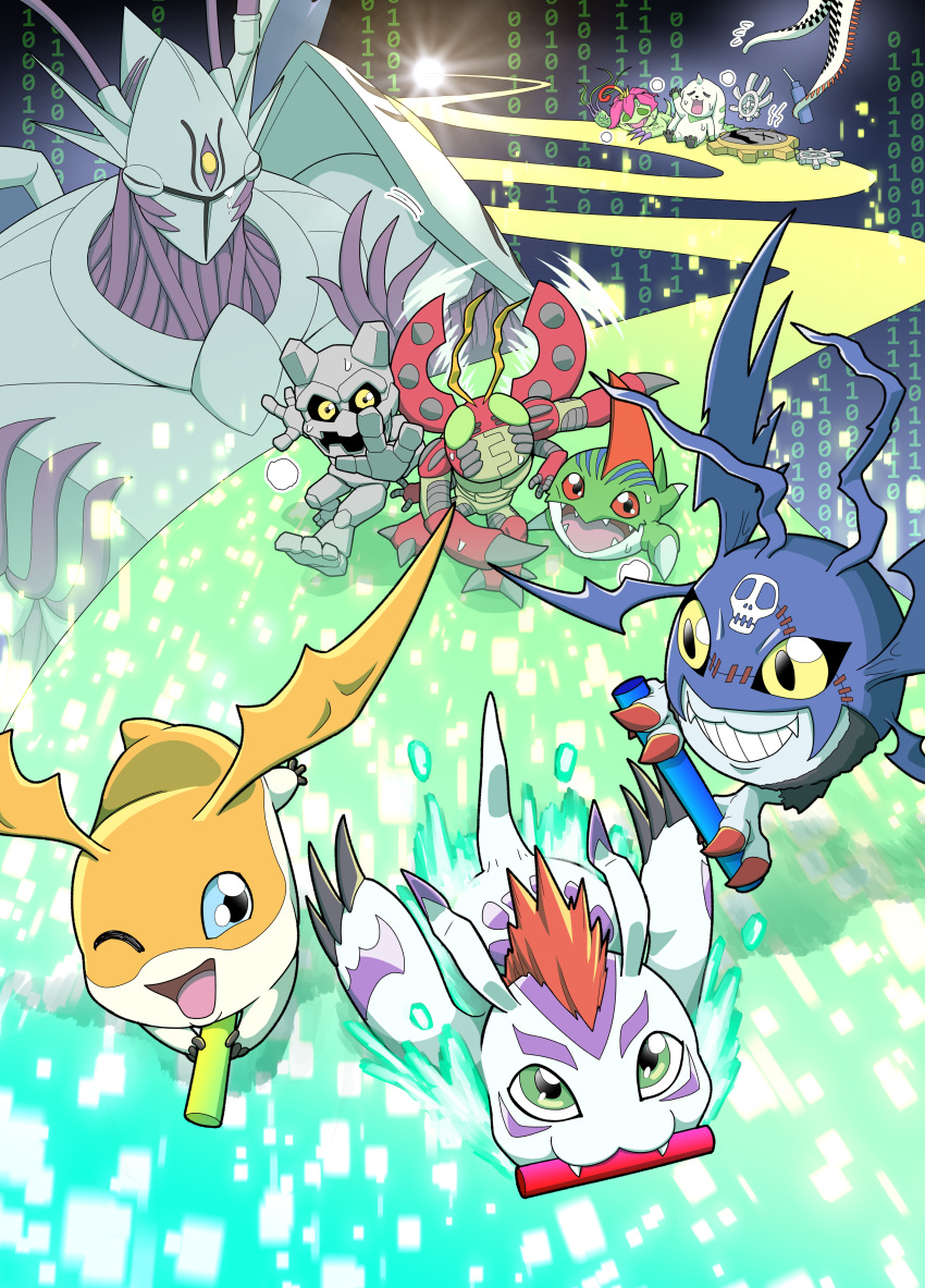 Safebooru - absurdres arkadimon super ultimate bat (animal) betamon ...