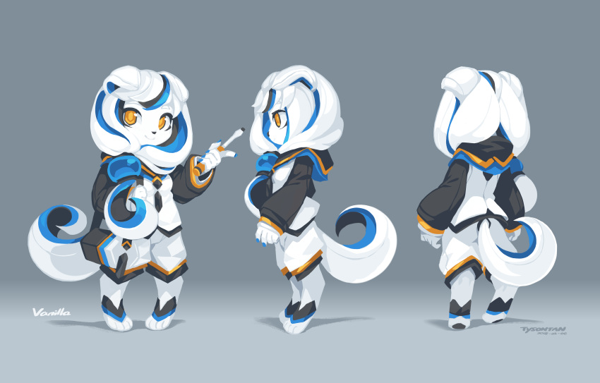 Safebooru - 1girl 2017 absurdres animal ears bag black sleeves digitigrade dog dog ears dog girl ...