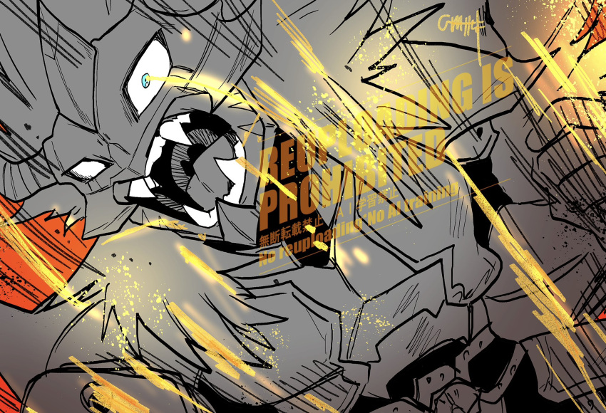 Safebooru - 1boy agnimon armor digimon digimon (creature) fangs ...