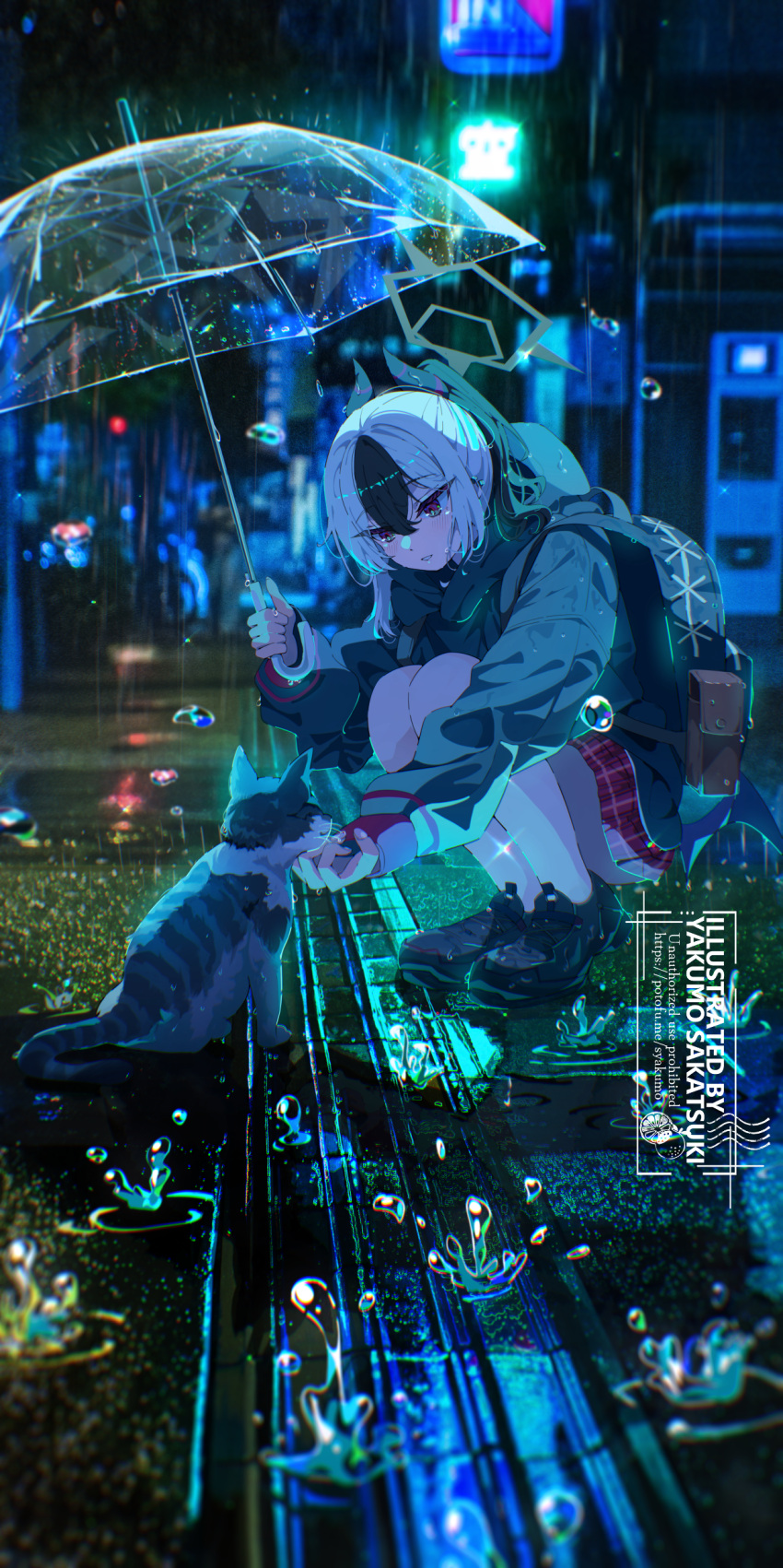 Safebooru - 1girl absurdres alternate costume bag black bag black coat black shoes blue archive ...