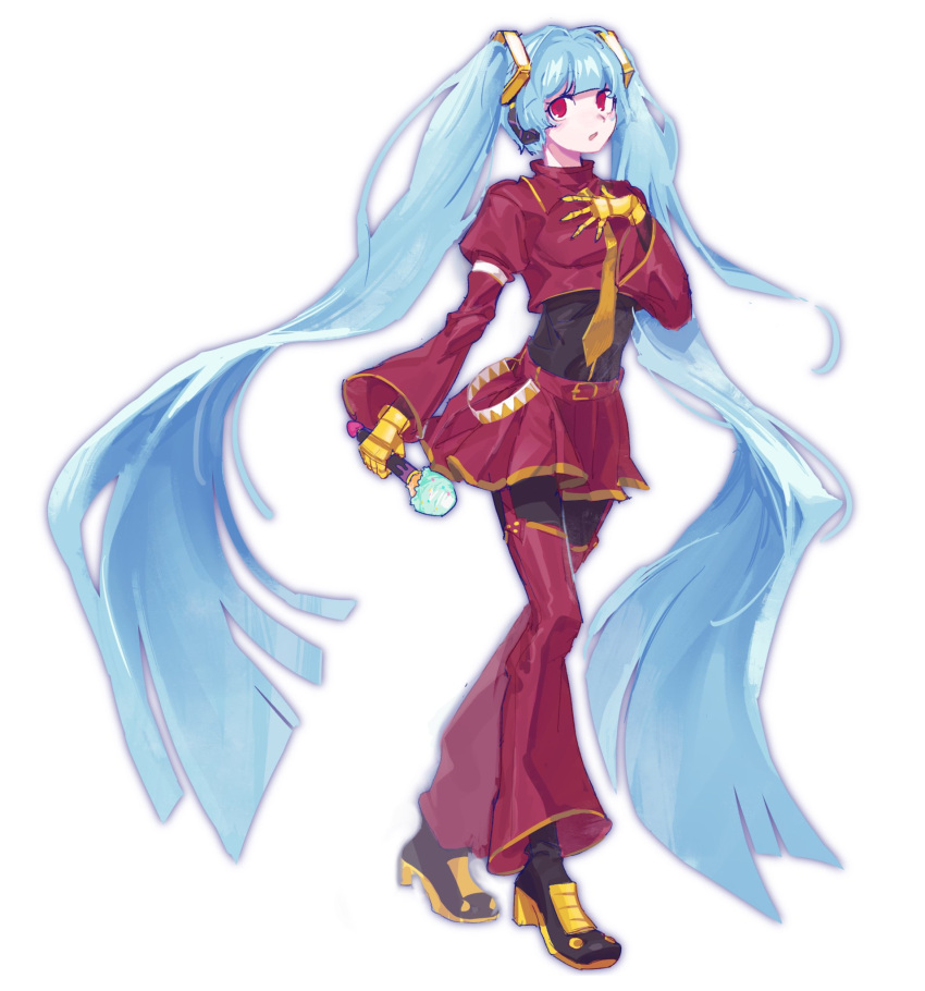 Safebooru - 1girl absurdly long hair adapted costume blue hair blunt bangs breasts cosplay full ...