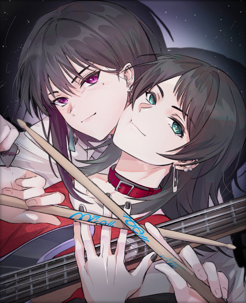 Safebooru - 2girls absurdres bang dream! bang dream! it's mygo!!!!! black hair blush chinese ...