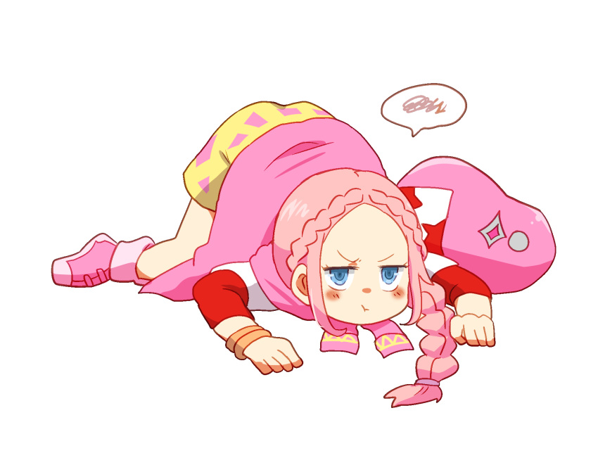 Safebooru 1boy Blue Eyes Blush Braid Chibi Chibi Only Classicaloid 3700
