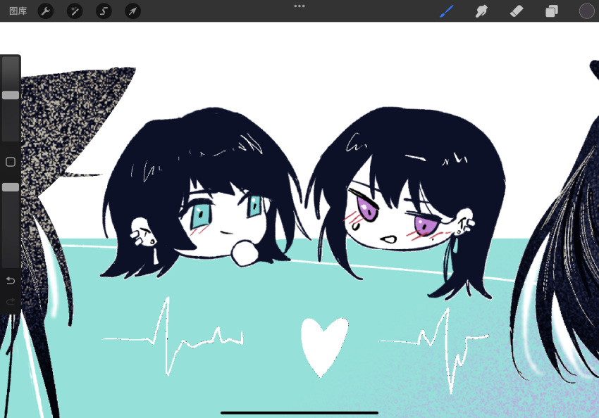 Safebooru 2girls Art Program In Frame Bang Dream Bang Dream Its 8198