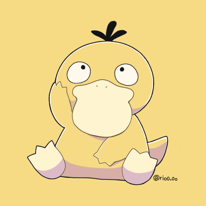 Safebooru - animal focus black eyes full body hand on own head highres no humans pokemon pokemon ...