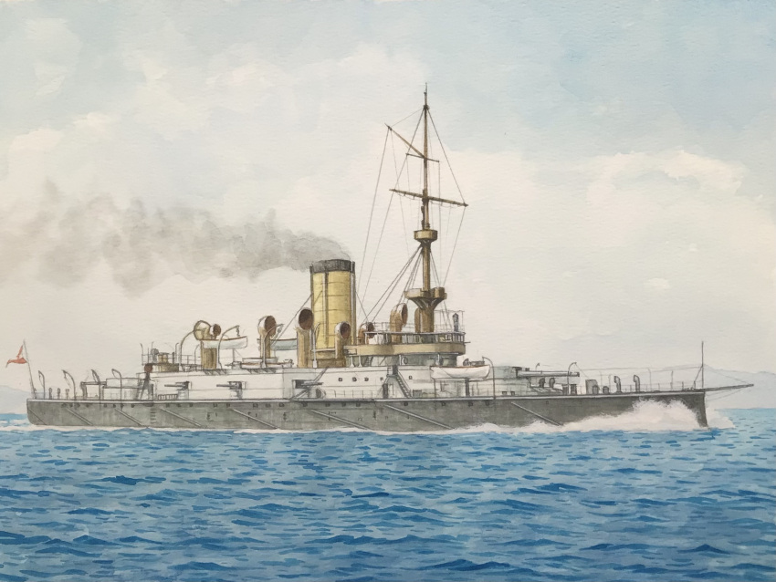 Safebooru - atelier bono austro-hungarian navy cannon highres ironclad ...