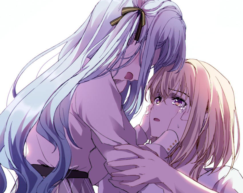 Safebooru - 2girls bang dream! bang dream! it's mygo!!!!! blonde hair blue hair commentary ...