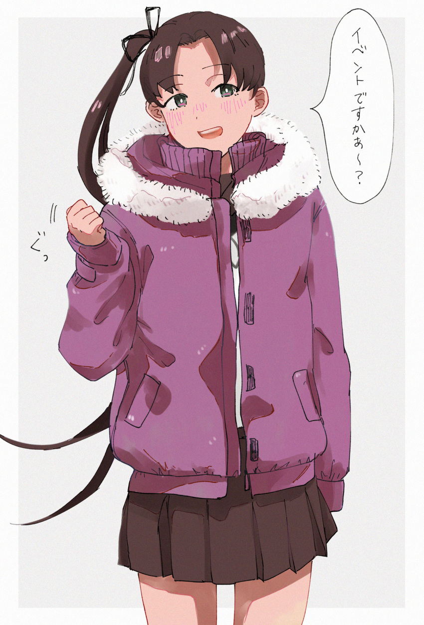 Safebooru - 1girl alternate costume ayanami (kancolle) black ribbon blush brown eyes brown hair ...