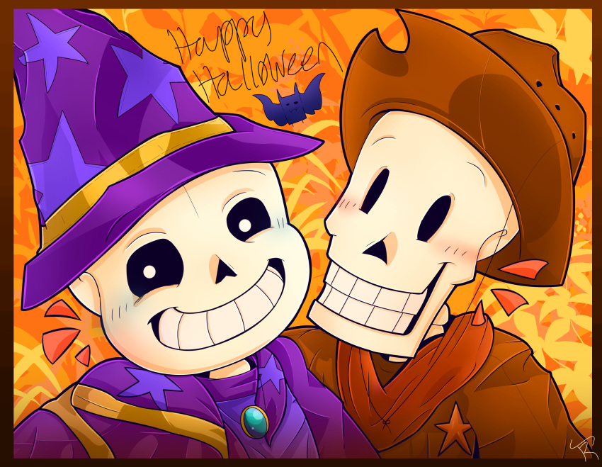 Safebooru - 2017 2boys 2d absurdres alternate costume border brothers ...