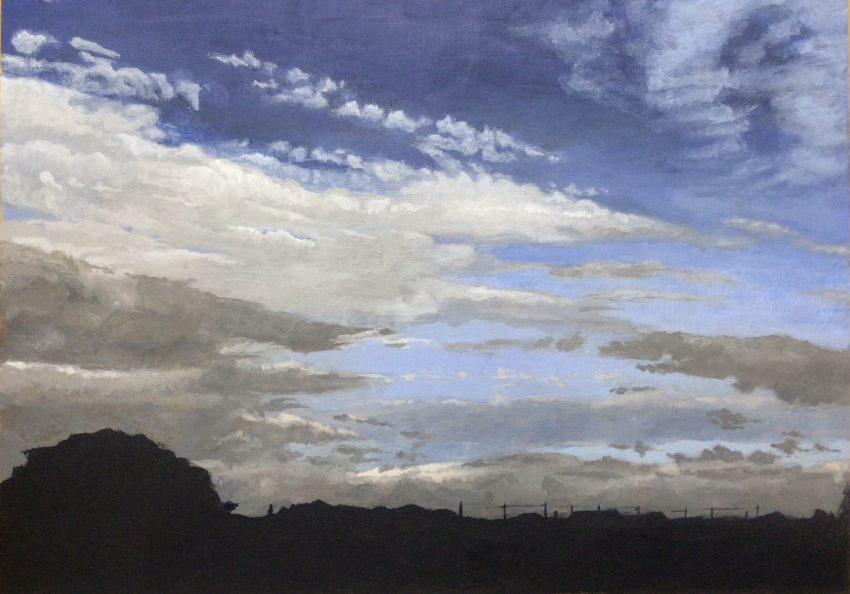 Safebooru - acrylic paint (medium) atelier bono clouds day highres no ...
