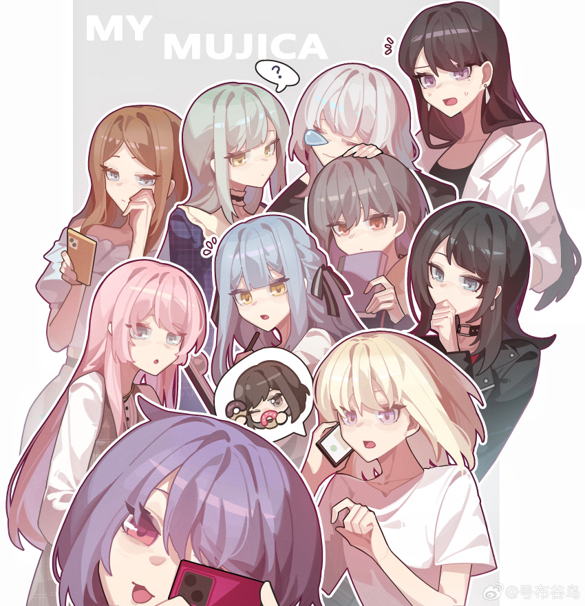 Safebooru - 6+girls :3 ? absurdres ave mujica (bang dream!) bang dream ...