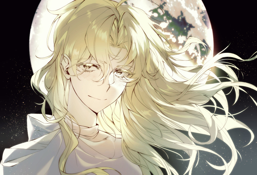 Safebooru - 1girl absurdres alien stage blonde hair chinese commentary closed mouth colored ...