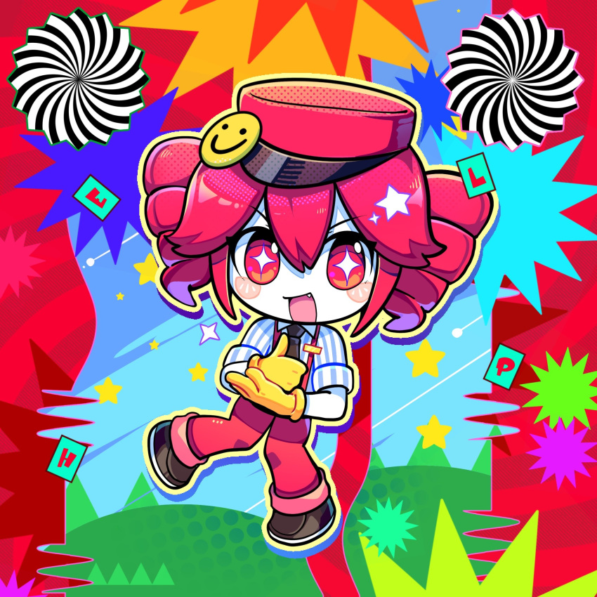 Safebooru - alternate costume black necktie black shoes blue sky blush ...