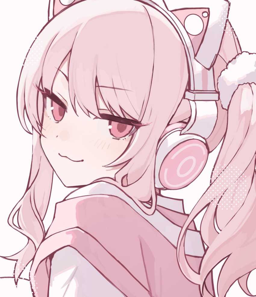 Safebooru - 1girl :3 akiyama mizuki animal ear headphones animal ears blush cat ear headphones ...